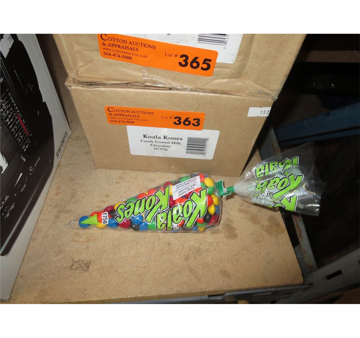 Case of Koala Kones candy