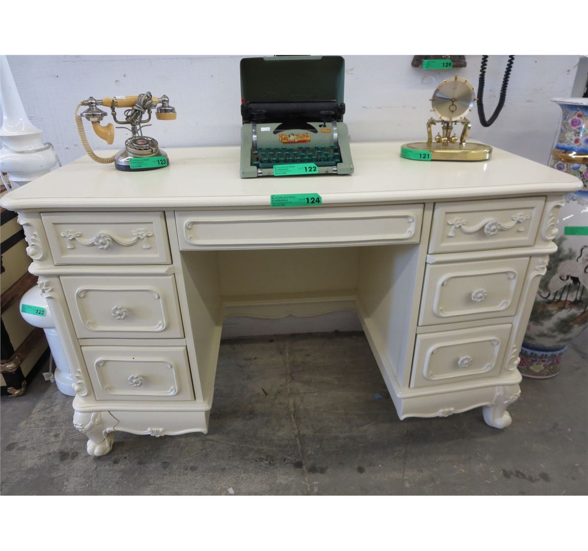 French provincial style computer desk
