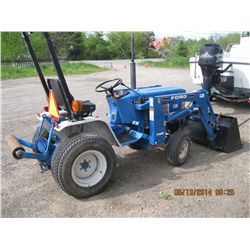 1995 FORD 1220 DIESEL AWD TRACTOR W/7106 LOADER