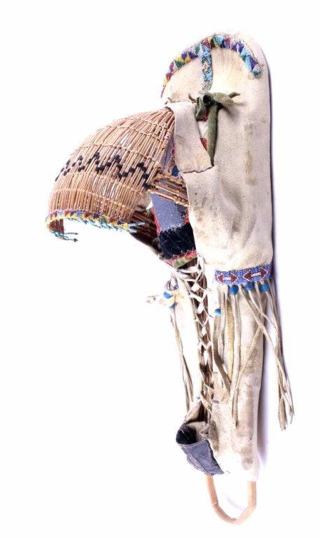 Shoshone Child's Cradle Board circa 1860's This is
