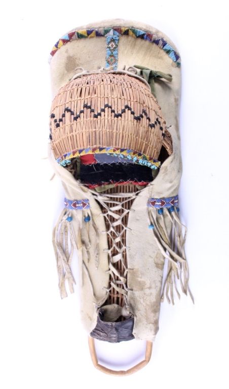 Shoshone Child's Cradle Board circa 1860's This is