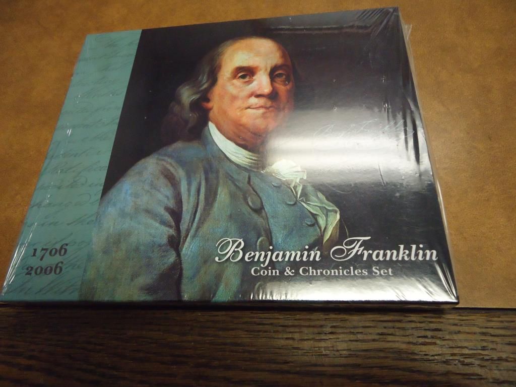 2006 BENJAMIN FRANKLIN COIN & CHRONICLES SET