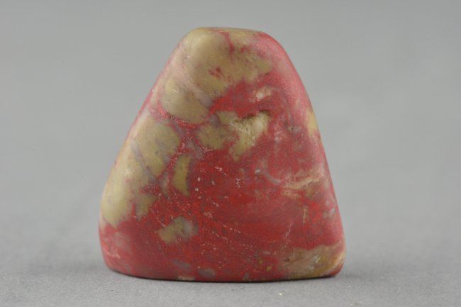 Chinese Chicken Blood Stone Carved Seal Boulder