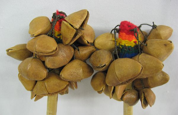 Peruvian Ayayote Nut Dance Rattles