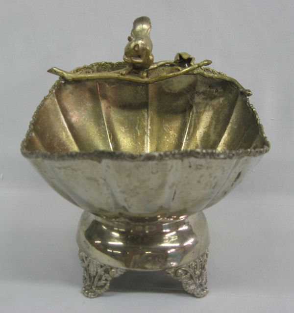 Antique Knickerbocker Silver Co. Nut Bowl