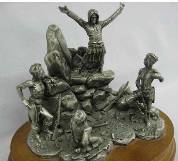 1989 Chilmark Pewter Geronimo Statue - Don Polland