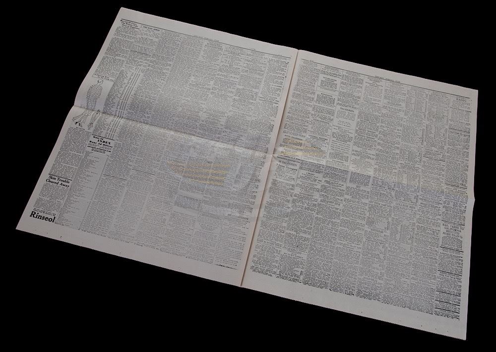 Chicago - Roxie Hart's "Guilty" Verdict Newspaper