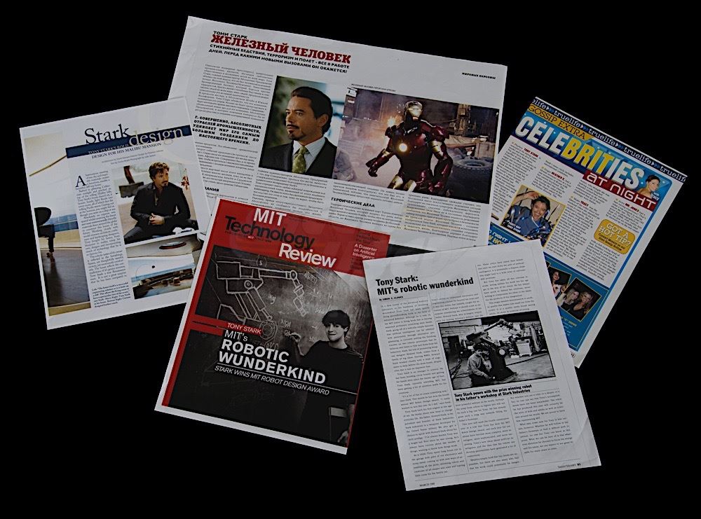 Iron Man 2 - Tony Stark News & Magazine Clippings
