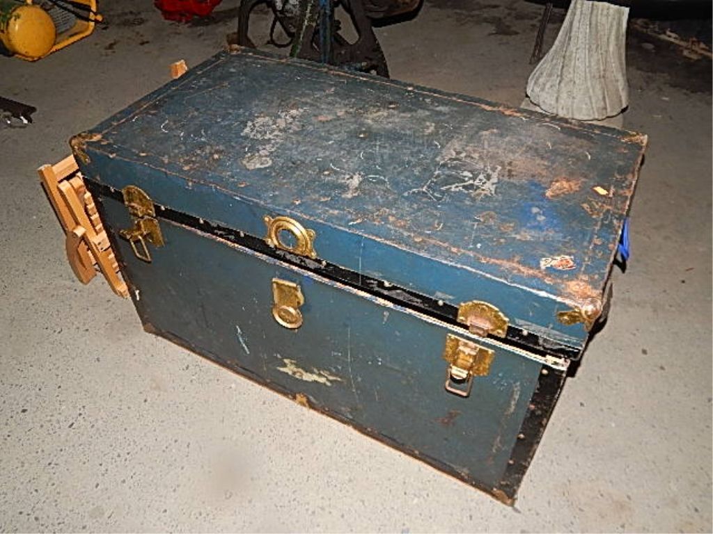 VINTAGE TRUNK AND CONTENTS