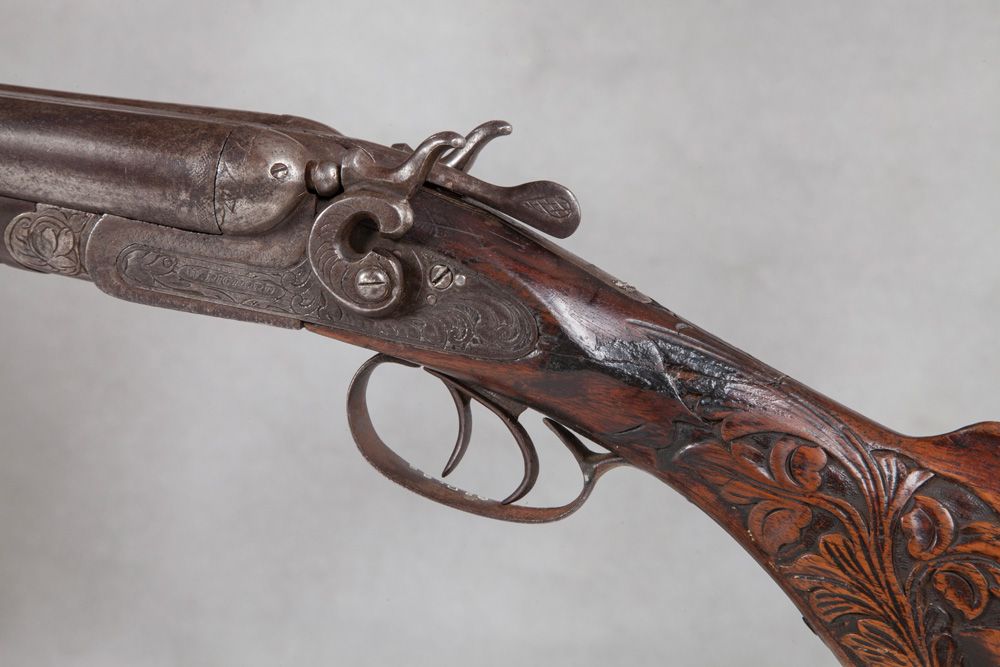 Breach Loading Double Barrel Shotgun