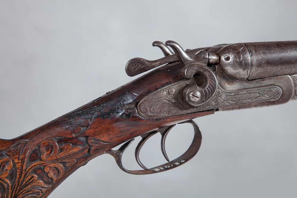 Breach Loading Double Barrel Shotgun