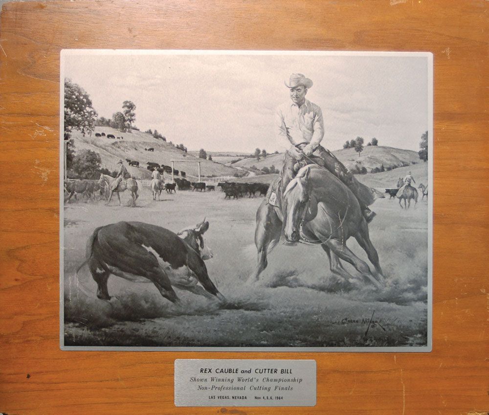 Rex Cauble / Cutter Bill Presentation Prints and other items