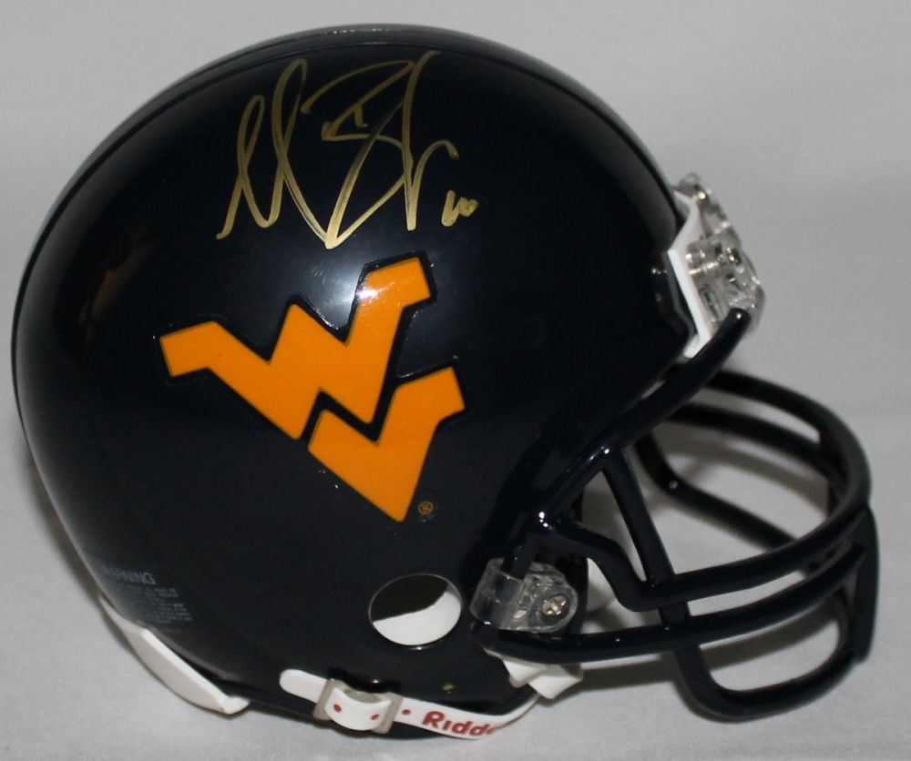 Marc Bulger Signed West Virginia Mini-Helmet (PA LOA)