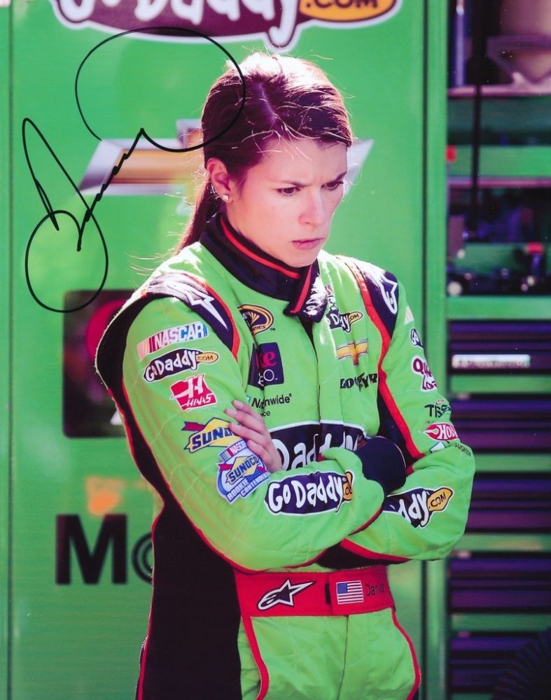 Danica Patrick Signed NASCAR 8x10 Photo (PA LOA)