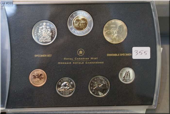Cased Royal Canadian Mint 2006 Specimen coin set