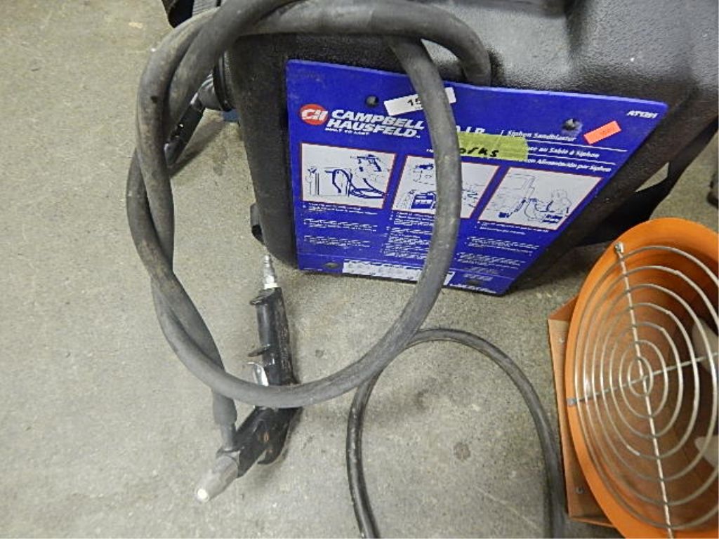 BACK PACK SAND BLASTING KIT WITH GUN