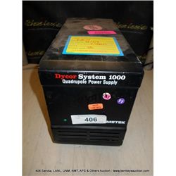 AMETEK DYCOR SYSTEM 1000 QUADRUPLE POWER SUPPLY (print sequence ...
