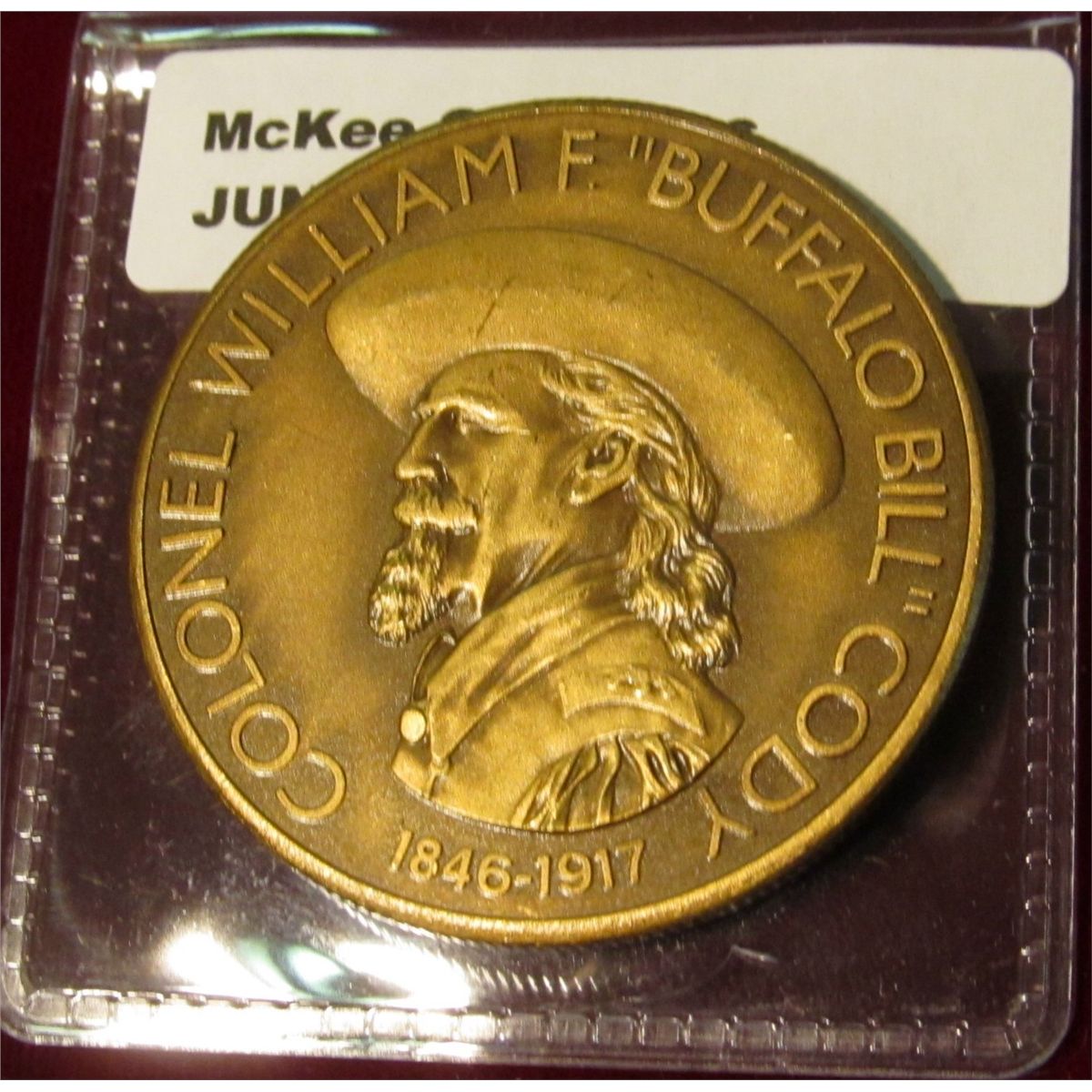 370. Colonel William F. “Buffalo Bill” Cody 1846-1917 commemorative medal