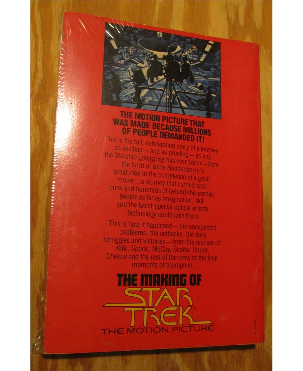 1249. "The Making of Star Trek The Motion Picture", by Susan Sackett ...
