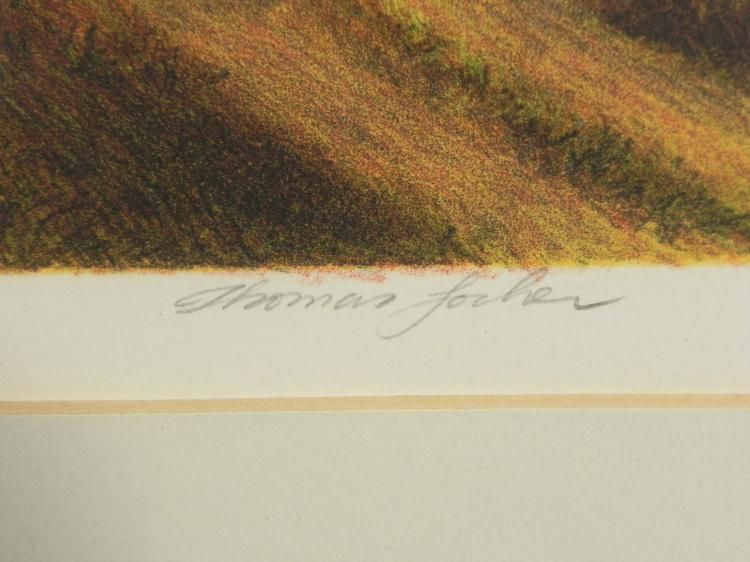 Thomas Locker Signed Art Print Framed -The Journey