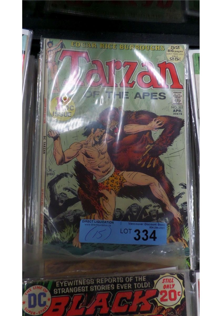 15 X TARZAN & WESTERN COLLECTOR COMICS