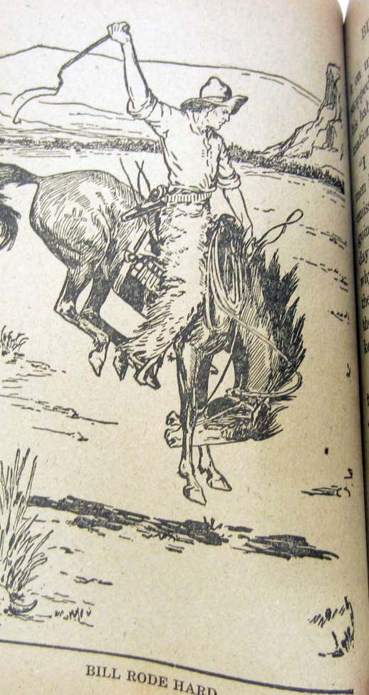 VINTAGE "BUFFALO BILL AND THE PONY EXPRESS" HARDCOVER BOOK