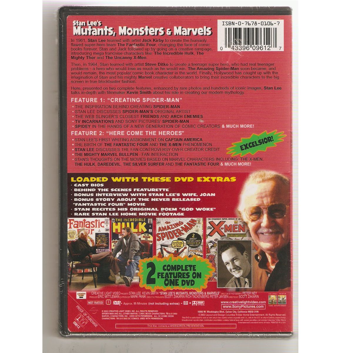 Stan Lee's Mutants Monsters & Marvels Collectible DVD