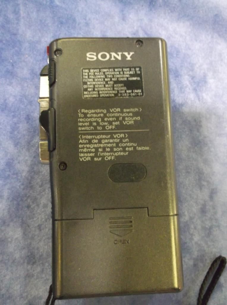 Sony Micro Cassette Corder M-629V