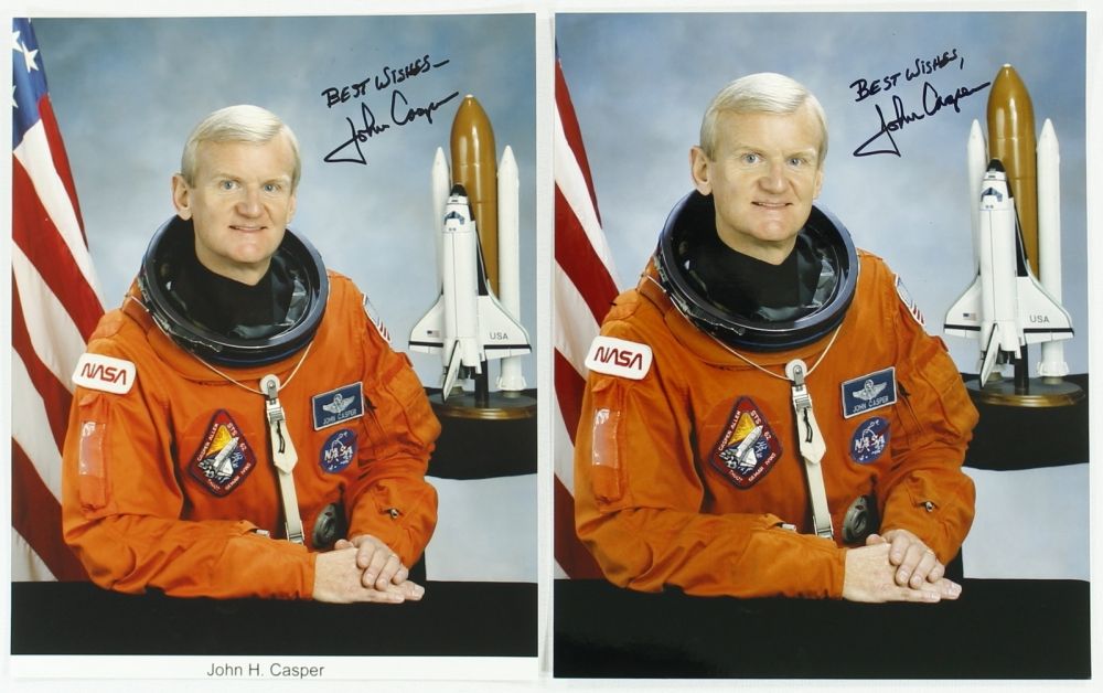 Lot of (2) John Casper Signed 8x10 Photo Inscribed "Best Wishes" (PA LOA)