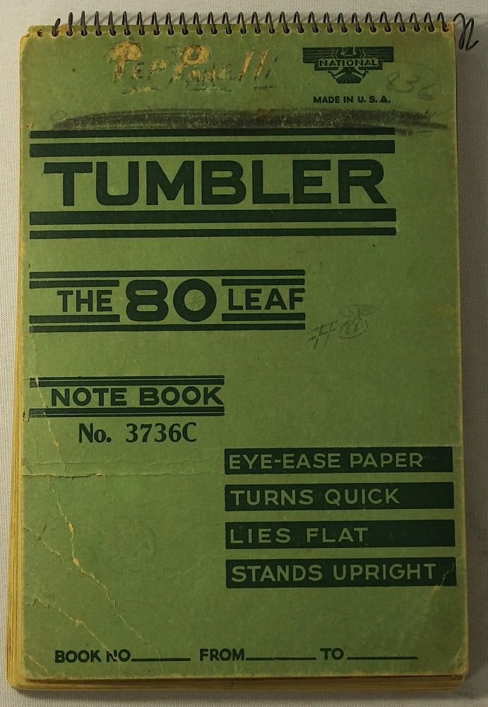 John Panelli Vintage 1948 Notre Dame Playbook (PA LOA)