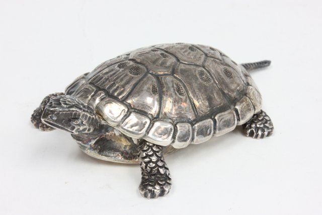 Buccellati Sterling Silver Turtle Box