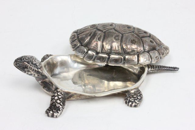 Buccellati Sterling Silver Turtle Box