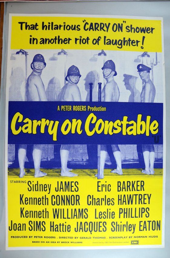 Carry On Constable (1960) UK One sheet film poster,
