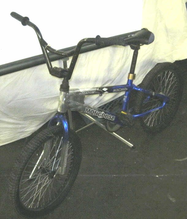 Blue/Silver Mongoose BMX