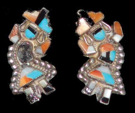 Zuni Inlay Cuff Links
