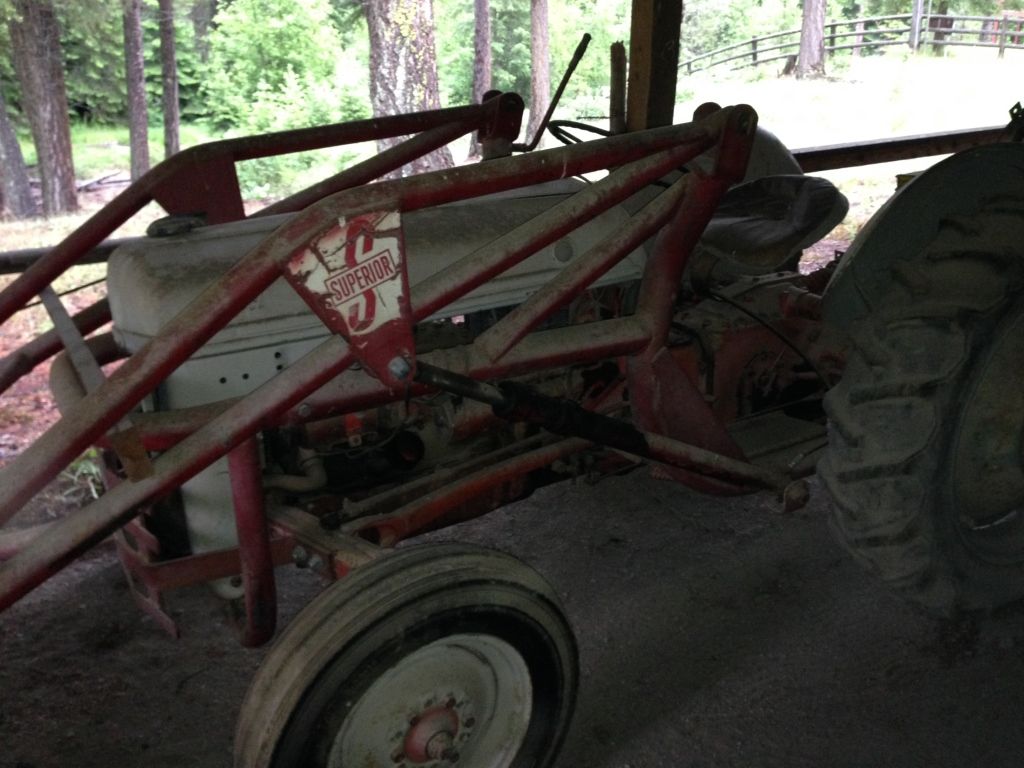 Ford 8N Tractor With Superior Loader