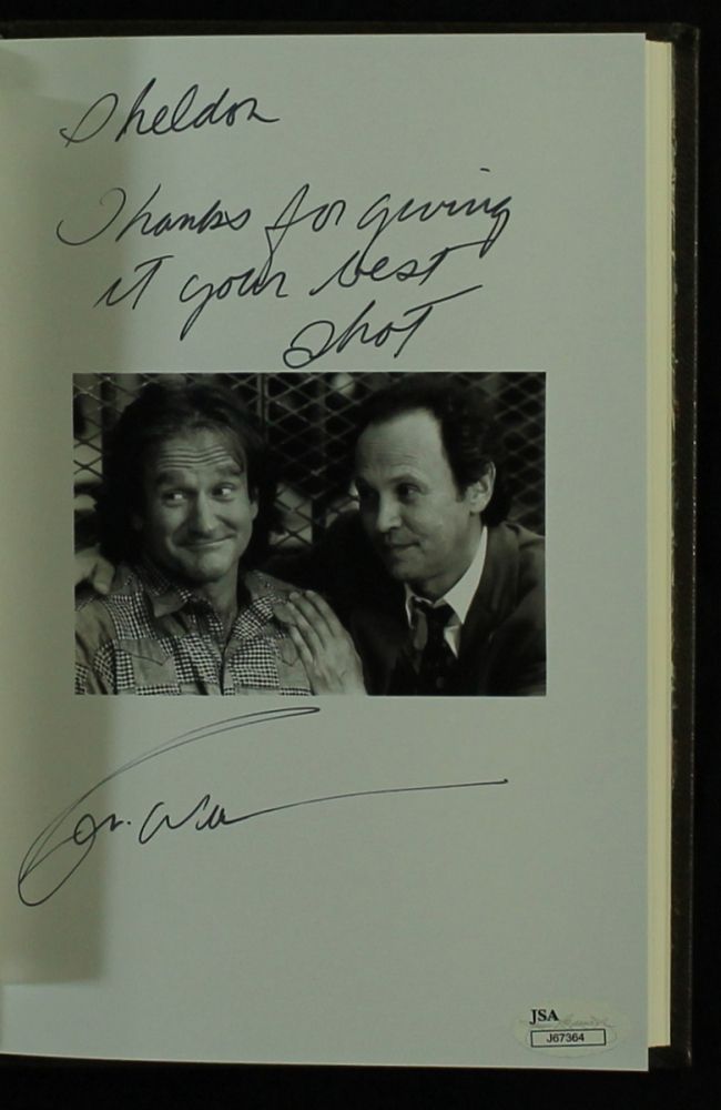 Robin Williams Signed "Fathers Day" Hardcover Book (JSA COA)