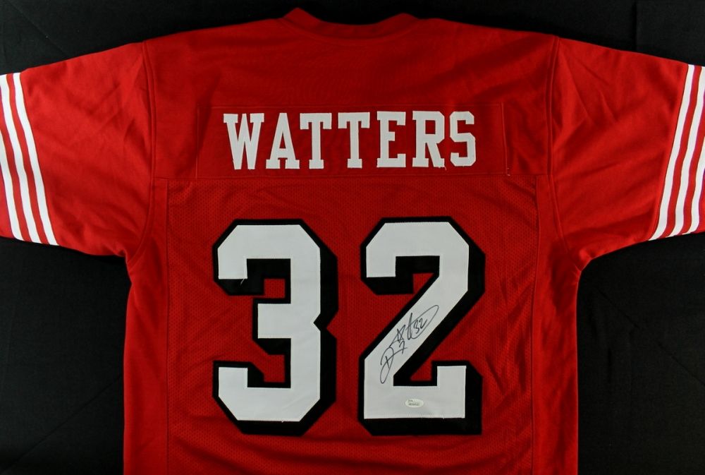 Ricky Watters Signed 49ers Jersey (JSA COA)