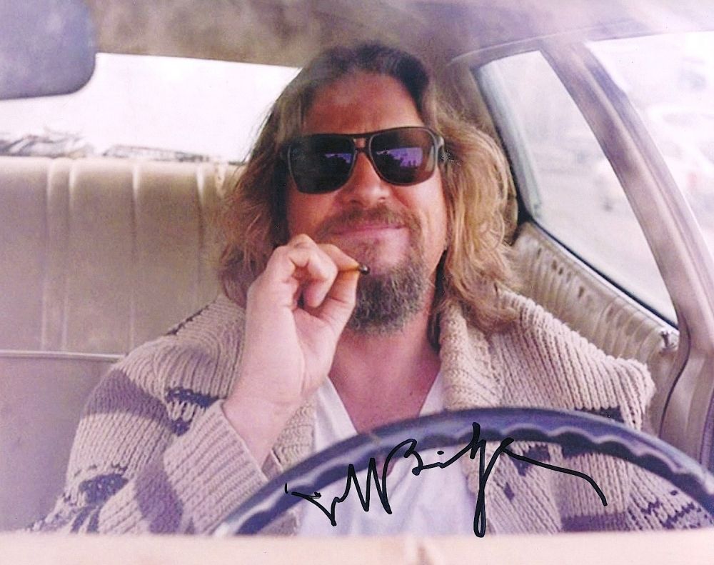 Jeff Bridges Signed "The Big Lebowski" 8x10 Photo (PA LOA)