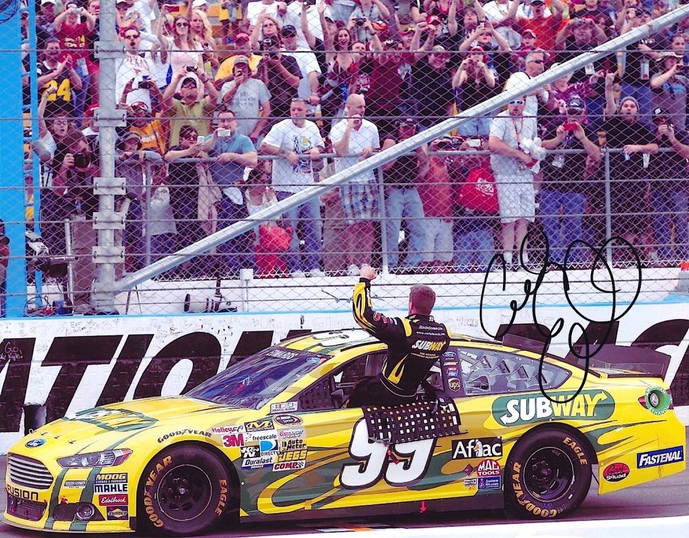 Carl Edwards Signed NASCAR 8x10 Photo (PA LOA)