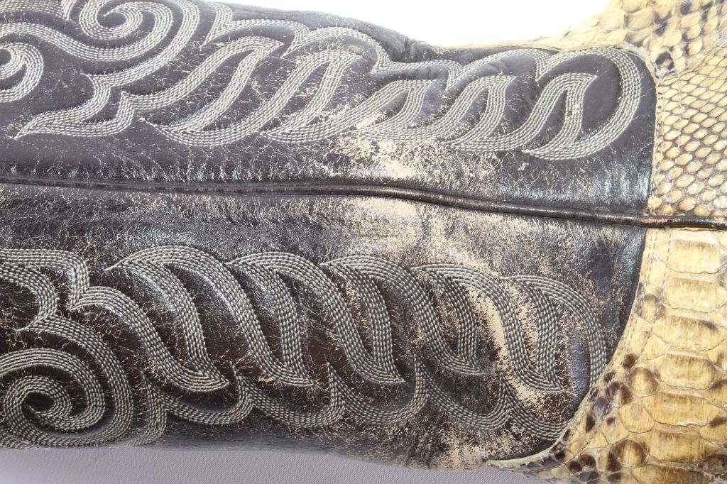 Tony Lama Boa Constrictor Boots These are original