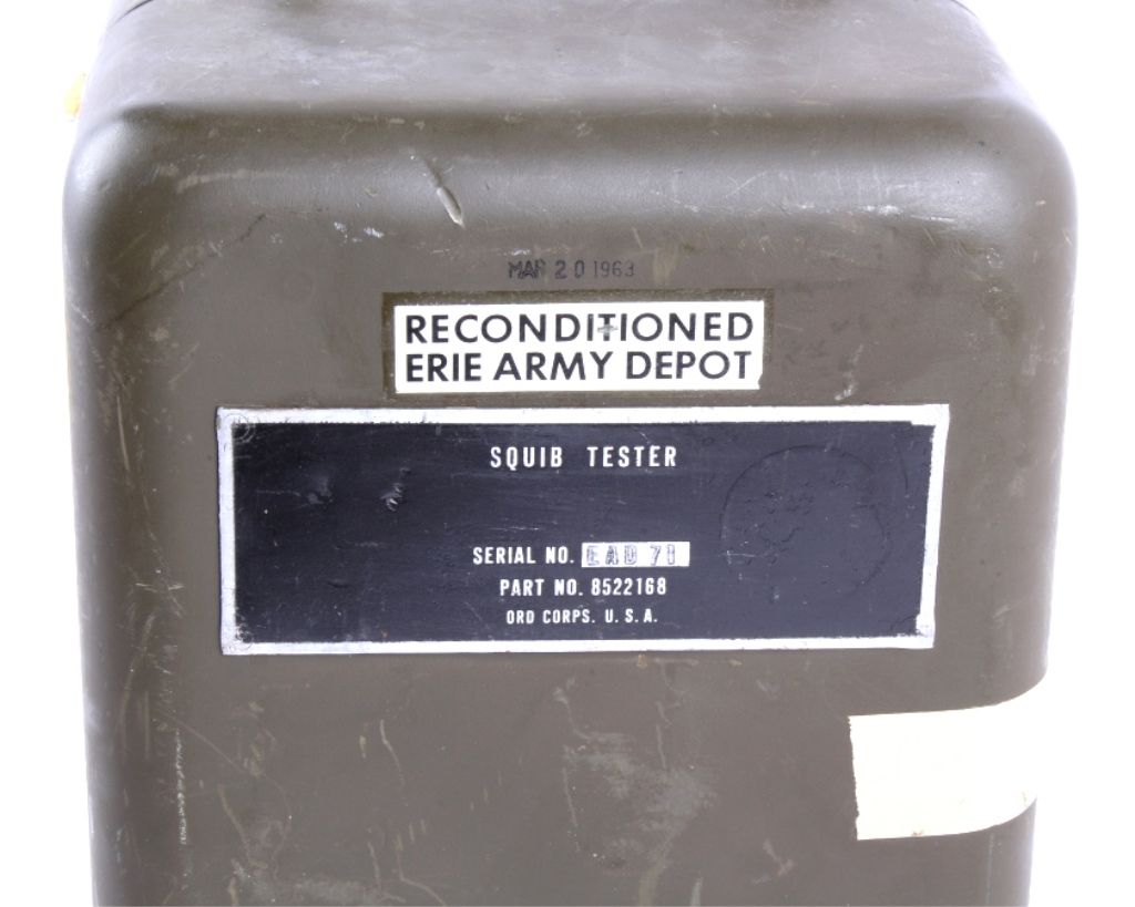 U.S. Army Squib Tester This lot includes a rare U.