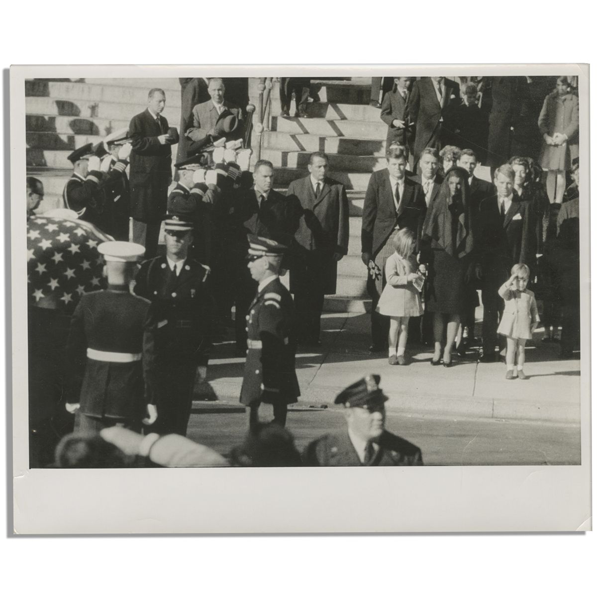 Rare Photo of John F. Kennedy, Jr. Saluting His Father's Horse-Drawn ...