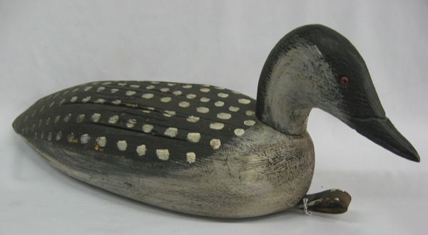 Large Antique Loon Decoy