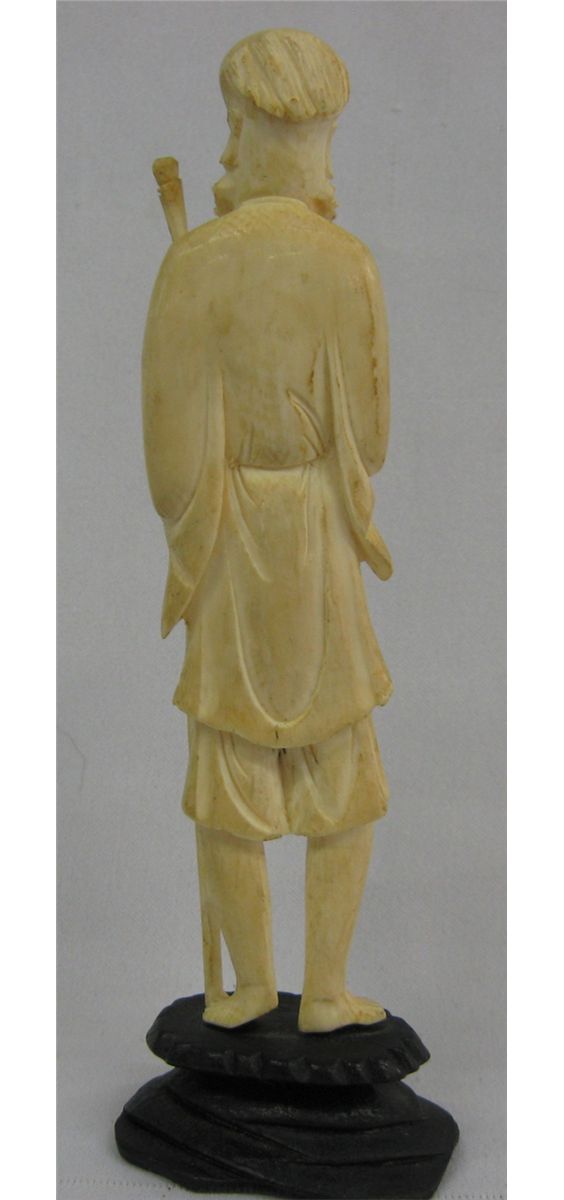 Antique Carved Ivory Chinese Man Figurine