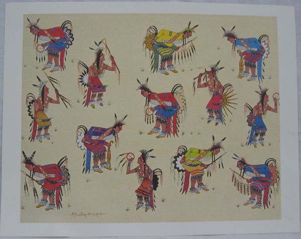 Lakota 1989 Martin Red Bear Print