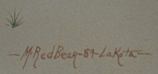 Lakota 1989 Martin Red Bear Print