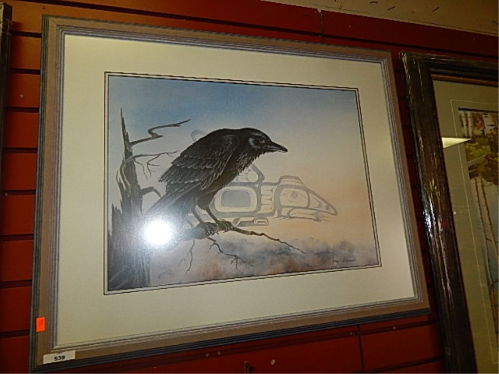 FRAMED LIMITED EDTION PRINT "THE RAVEN" BY SUSAN COLEMAN - GALLERY ...