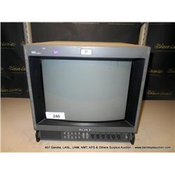 SONY HR TRINITRON MONITOR, MODEL PVM-1354Q