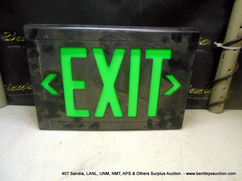 EXIT SIGN (print sequence:) 58763